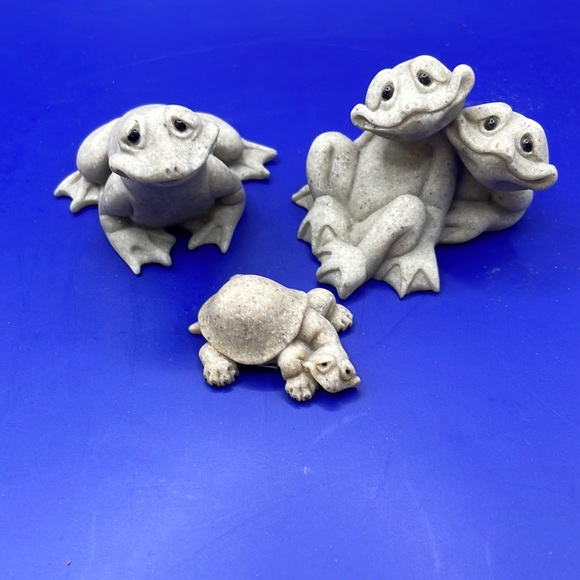 Quarry Critters | Accents | Quarry Critters Fric Frac Smiling Frogs And Fran | Poshmark